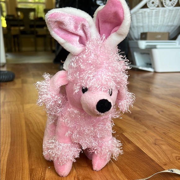 Dan Dee | Toys | Vintage Dandee Pink Plush Poodle With Bunny Ears ...